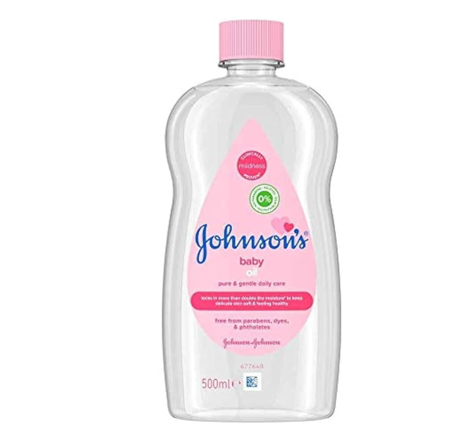 Huile pour bébé Johnson's (500 ml) – RB Cosmetics